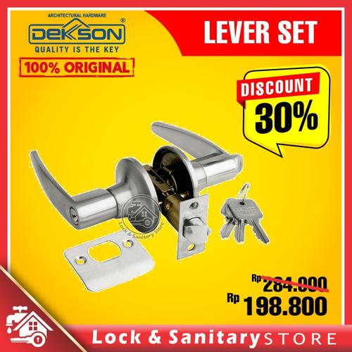 Jual Handle Pintu Dekson / Dekkson LS T6300 ET SSS Lock Set / Gagang ...