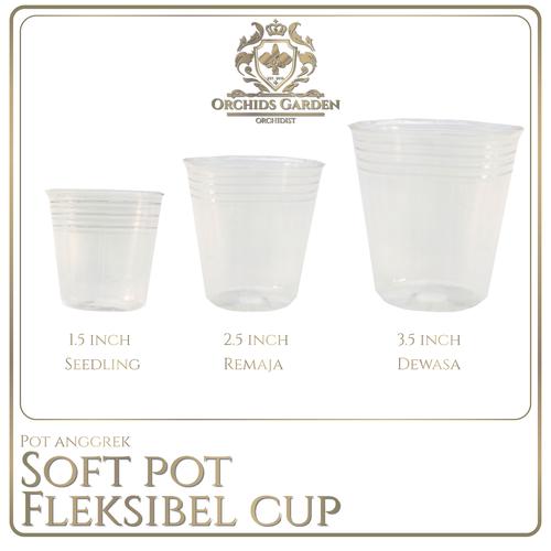 Jual ORCHIDSGARDEN Soft Pot Bening Fleksibel Anggrek Flexible ...