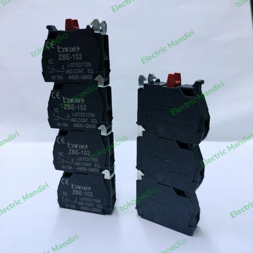 Jual kontak blok /Contak Block ZBE-102 - NO/NC - Jakarta Pusat ...