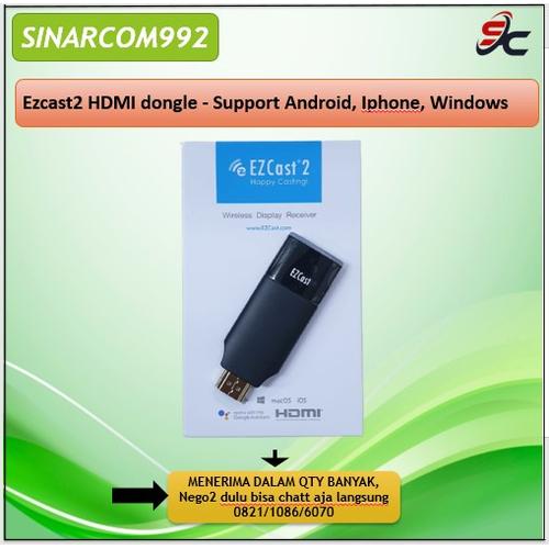 Jual HDMI EZ Cast 2 Ezcast2 HDMI dongle - Support Android, Iphone, Windows - EZ CAST BIASA ...