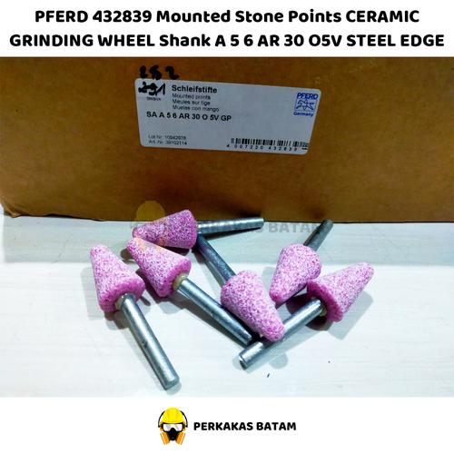 Jual PFERD 432839 Mounted Stone Points CERAMIC GRINDING WHEEL Shank ...