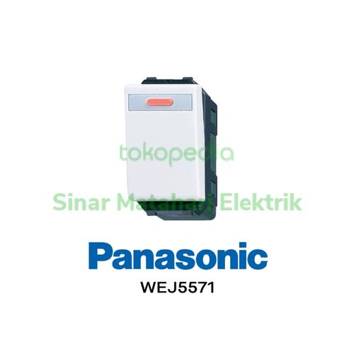 Jual Mata Saklar single engkel Lampu panasonic wej5571 wej 5571 wide ...