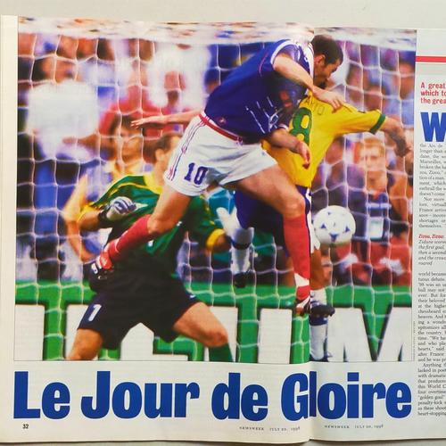Jual Majalah Newsweek 20 July 1998 - France Wins World Cup / Piala ...
