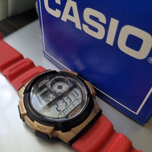 Jual Casio AE1000W-1A3V Illuminator Gold (Mods) AE1000 AE 1000 Original ...