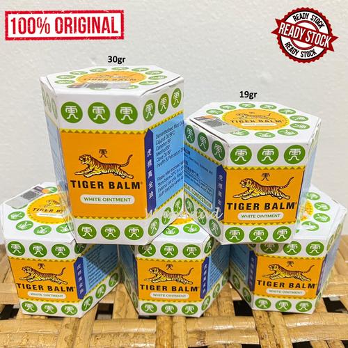 Jual tiger balm white ointment import SINGAPORE balsem tiger harimau ...