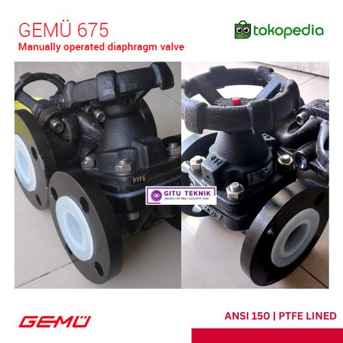 Jual Diaphragm valve 1 1/2" / DN 40 GEMU PTFE Lined - Jakarta Pusat - GITU TEKNIK | Tokopedia