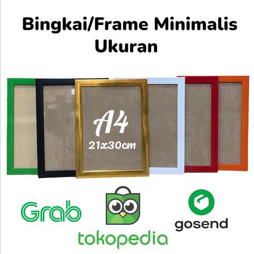 Jual FRAME/BINGKAI PHOTO A4 21X30 - Hitam, Tanpa kaca - Kota Tangerang - ABADI JAYA FRAME ...