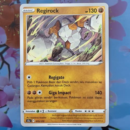 Jual Pokemon TCG Indonesia Regirock S12a 075 - Kab. Bekasi - Varian S | Tokopedia
