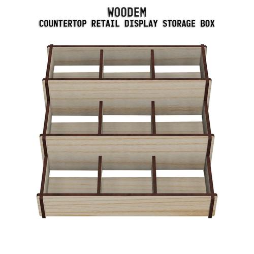 Promo Wooden Retail Display Rack / Rak Kayu Plywood Serbaguna 3 tingkat ...