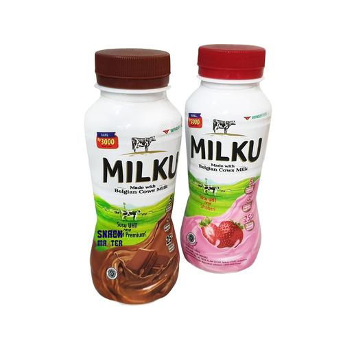 Jual Milku Susu UHT 200 ml botol Beli 12 Lebih Murah - Coklat Premium ...