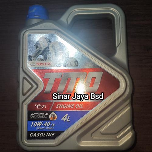 Jual Oli Toyota TMO Toyota Motor Oil 10W-40 Galon 4 Liter ASLI ORI 100% ...