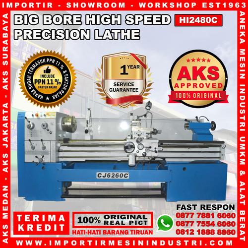 Jual Mesin Bubut Besi 2000 mm Big Bore Precision Lathe Machine type ...