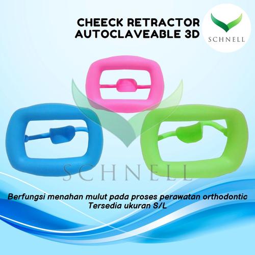 Jual Cheek Retractor Autoclaveable 3D Size S & L - Pink S - Kota ...