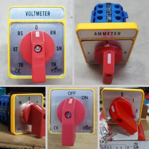 Jual Fort Selector Switch 0123 20A/ COS Selector Rotary Plate 0-1-2-3 ...