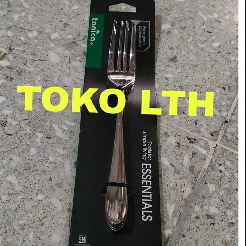 Jual 6PCS GARPU MAKAN NATUR MENU TANICA STAINLESS DINNER FORK 521-01 ...