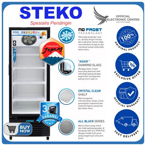 Jual SHOWCASE STEKO 180L MG-200 MG200 200 NO FROST TECHNOLOGY SUPER ...