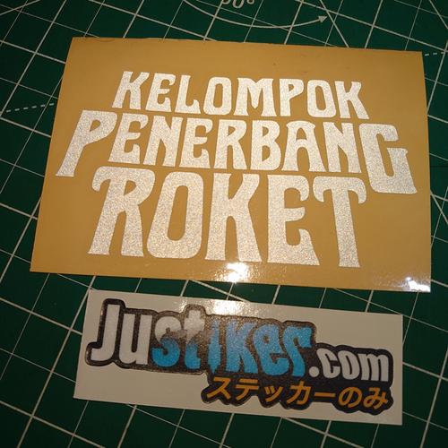 Jual Sticker Kelompok Penerbang Roket, Sticker KPR, Pencarter Roket ...