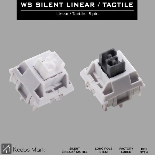 Jual Wuque Studio WS Switch Silent Tactile / Linear Mechanical Keyboard - Silent Linear, Lube ...