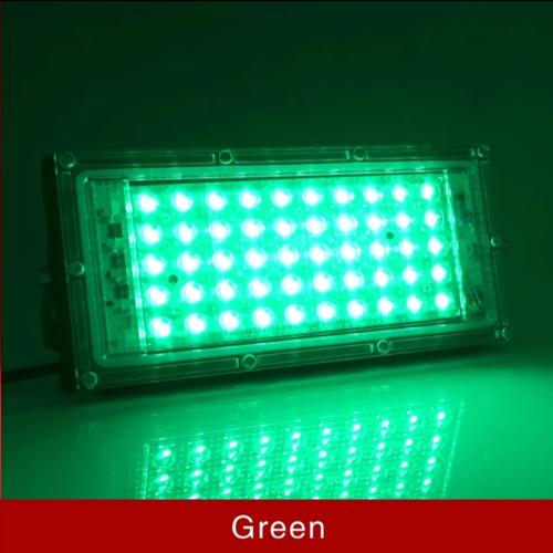 Jual Lampu Sorot Outdoor 50W 220V IP65 Repro FD1050H Merah Hijau Biru ...