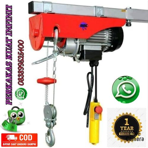 Jual Mini Electric Hoist trolley set / Katrol Listrik 600/1200Kg x 20M ...