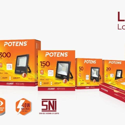 Jual POTENS Lampu Sorot Flood Light PFL 10/20/30/50/100W BERGARANSI - Putih, 10W - Kota ...