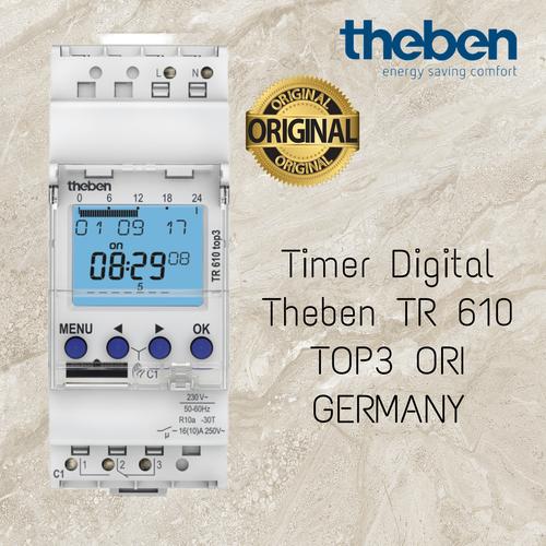 Jual Timer Theben TR610 Digital Timer Switch TR 610 TOP 2 TOP 3 ...