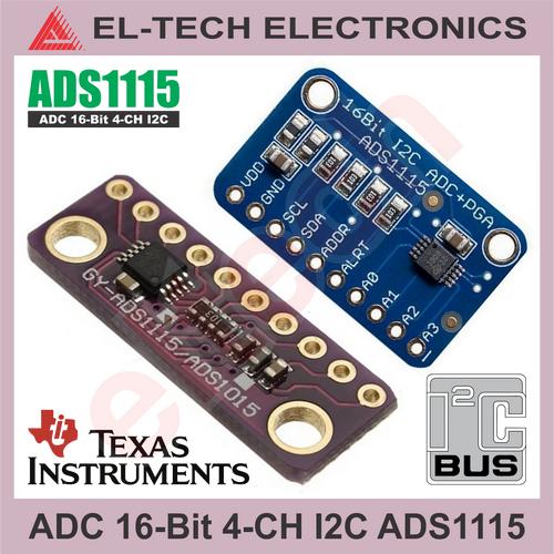 Jual ADS1115 ADS 1115 16Bit 16 Bit 4 Channel I2C ADC Pro Gain Amplifier ...