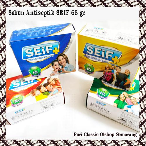 Jual SEIF Sabun Mandi Antiseptik 65 gr - KARDUS, Biru - Kota Semarang ...