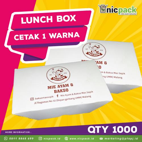 Jual Lunch Box Cetak 1 Warna size S/M/L 1000 Pcs - Jakarta Utara - NIC ...