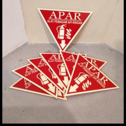 Jual AKRILIK GLOW SEGITIGA APAR 35X35X35CM - Jakarta Barat - GARDA ...