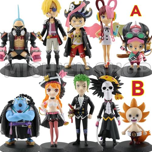 Jual one piece figure set Sanji Uta Luffy Chopper Franky - SET B -ISI 5 ...