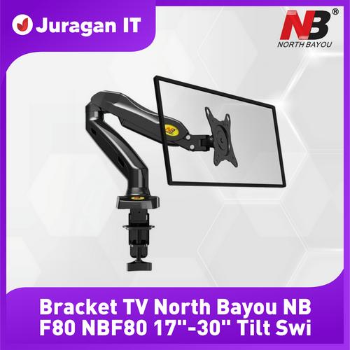 Jual Bracket TV Monitor LED LCD North Bayou NB F80 NBF80 17"-30" Tilt ...