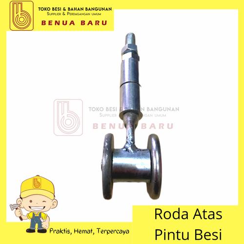 Jual Roda Pintu Gantung Besi Single / Roda Atas Pintu Besi Single - Kab ...