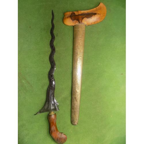 Jual keris parung sari pamor uler lulut era hamengkubuwono 1 - Kab ...