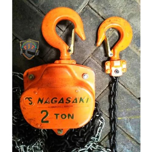 Jual Chain Block 2 Ton Nagasaki / Takel Manual Nagasaki 2 Ton x 3 Meter ...