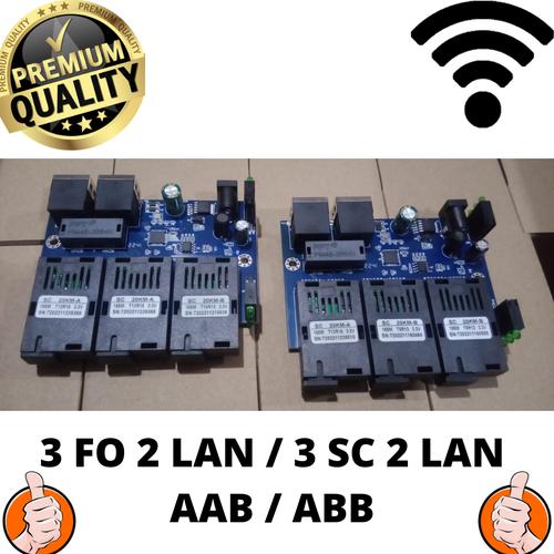 Jual PCB KONVERTER 3 FO 2 LAN 10/100 MEDIA CONVERTER 2 LAN - PCB AAB - Kab. Bekasi - BJK ...