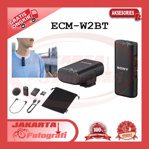 Promo Sony ECM-W2BT Camera-Mount Bluetooth Wireless Microphone System Cicil 0% 3x - Jakarta ...
