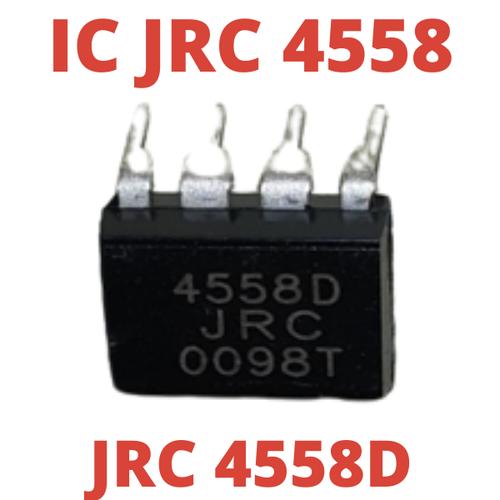 Jual IC JRC 4558 4558D DUAL OP AMP POWER AMPLIFIER TRANSISTOR TR ...