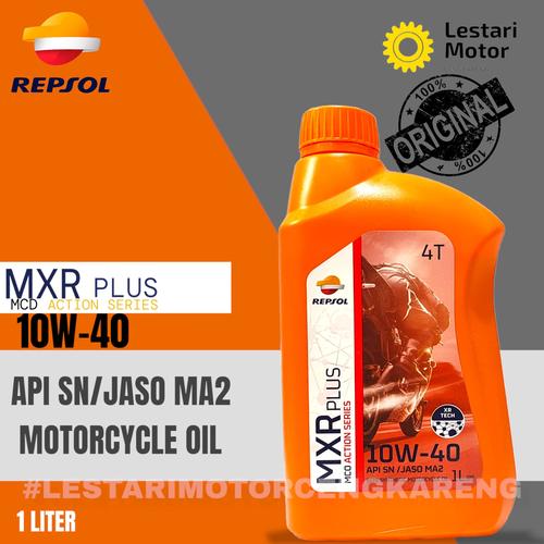 Promo OLI REPSOL MXR PLUS MCD 10W40 1L SATRIA FU VIXION DLL SEMI ...