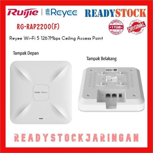 Jual RUIJIE RG-RAP2200(F) Reyee Wi-Fi 5 1267Mbps Ceiling AP - Jakarta Pusat - READY 2 CONNECT ...