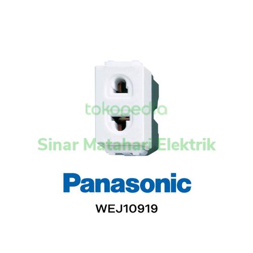Jual Mata Stop kontak Colokan Modul socket Panasonic 2 PIN WEJ10919 ...