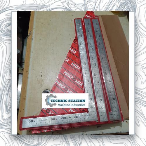 Jual Penggaris siku stainless steel besi MAXPOWER L garisan pengukur Metrik - Jakarta Pusat ...
