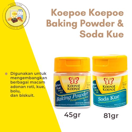 Jual Koepoe Koepoe Pengembang Kue - Baking Powder 45gr / Soda Kue 81gr ...