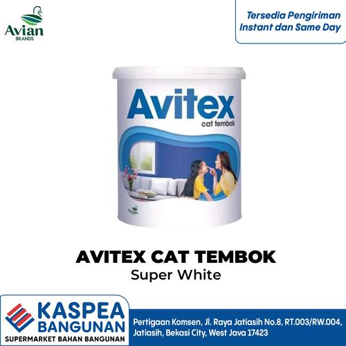 Jual Avitex Cat tembok super white - 5KG - Kota Bekasi - Kaspea ...