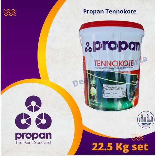 Promo Cat Lapangan Olahraga Propan Tennokote - 22.5 Kg Set - Dark Grey ...