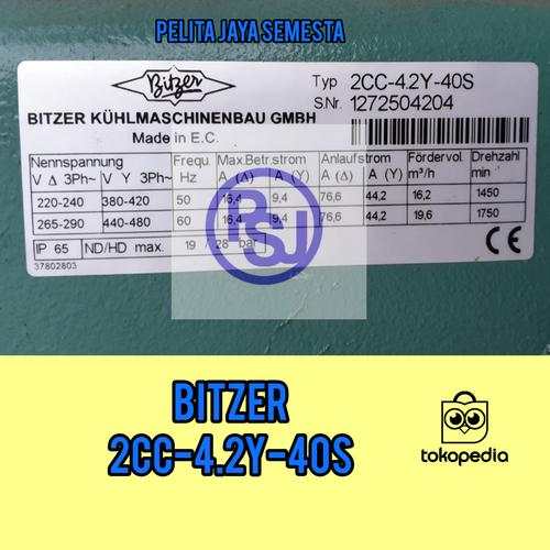 Jual Compresor Bitzer 2CC-4.2Y-40S / Compressor Bitzer 2CC-4.2Y-40S ...