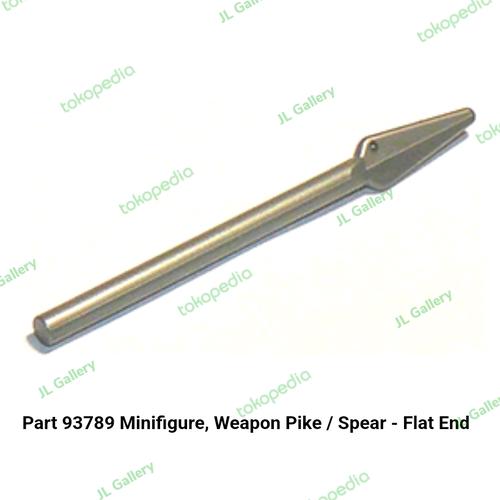 Jual Lego Parts Weapon Spear / Pike - Flat End (Flat Silver) - Kota ...