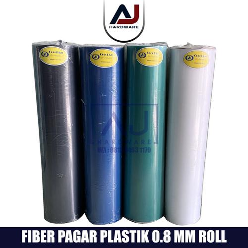 Promo Penutup Pagar Rumah Fiber Garis Plastik Penutup Serbaguna 0.8 MM ...