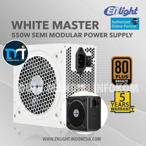 Promo Enlight 550W - 80+ Plus BRONZE Semi Modular PSU - Black-Silver ...
