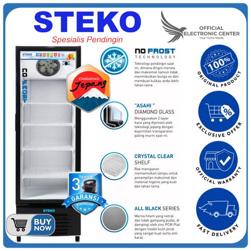 Jual SHOWCASE STEKO 220L MG-220 MG220 220 NO FROST TECHNOLOGY SUPER ...